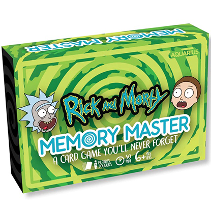 Aquarius RICK AND MORTY - Memory Master Card Game (UK) - AstronGameClub