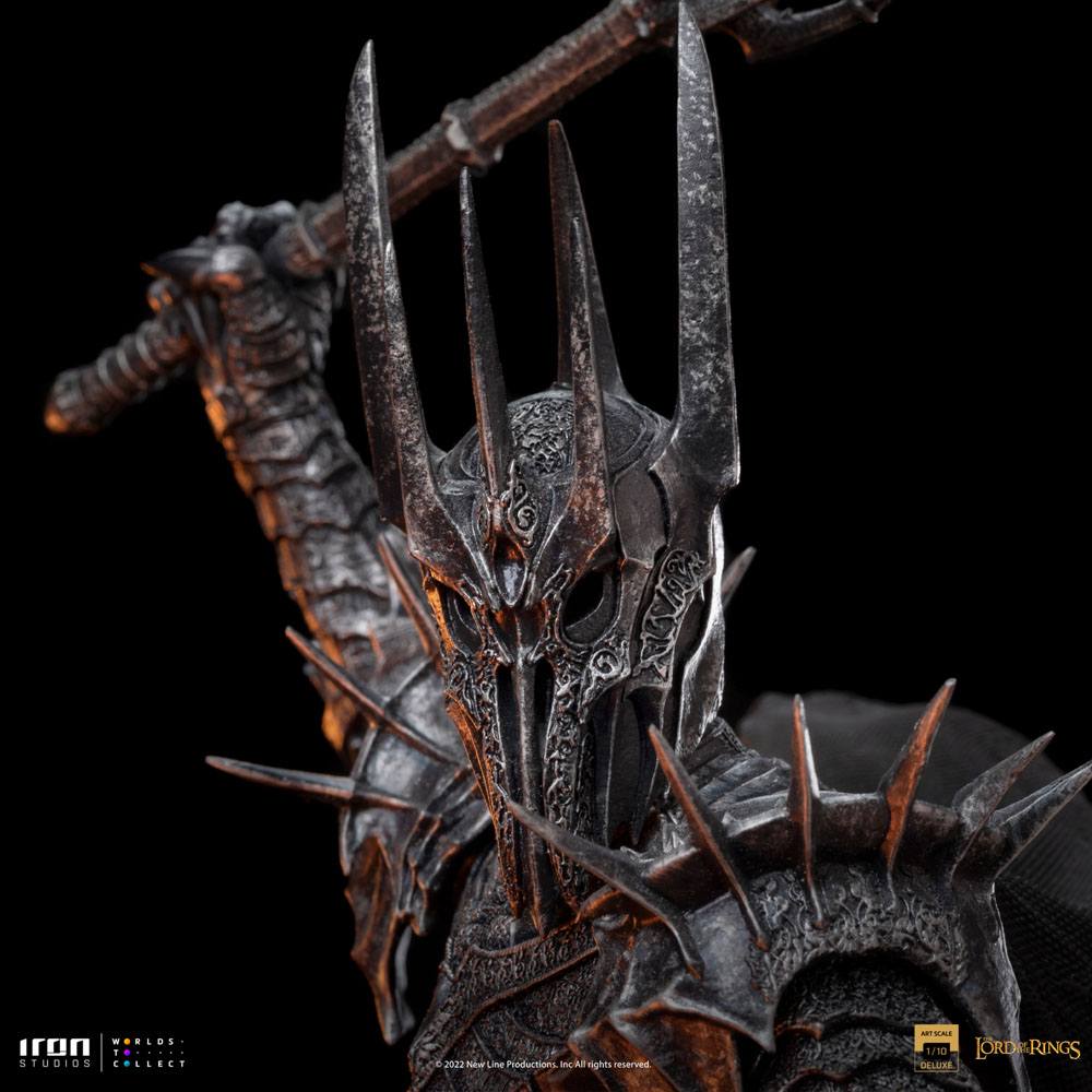 Iron Studios LORD OF THE RINGS - Sauron - Figure Deluxe 1/10 Art Scale ...