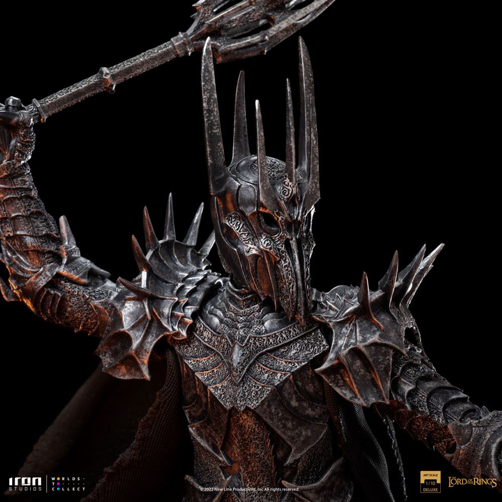 Iron Studios LORD OF THE RINGS - Sauron - Figure Deluxe 1/10 Art Scale ...