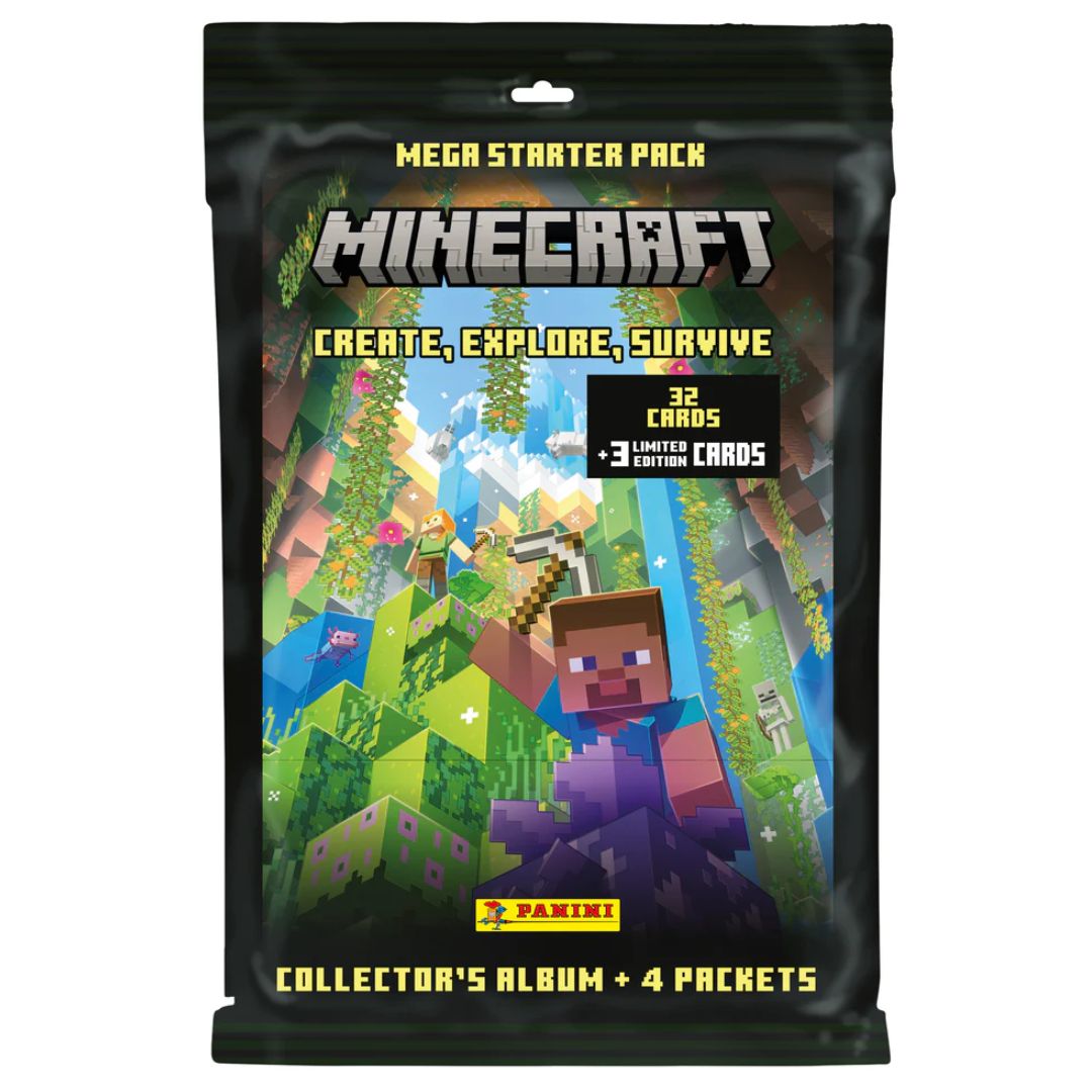 Panini Minecraft Mega Starter Pack Collector's Album - AstronGameClub