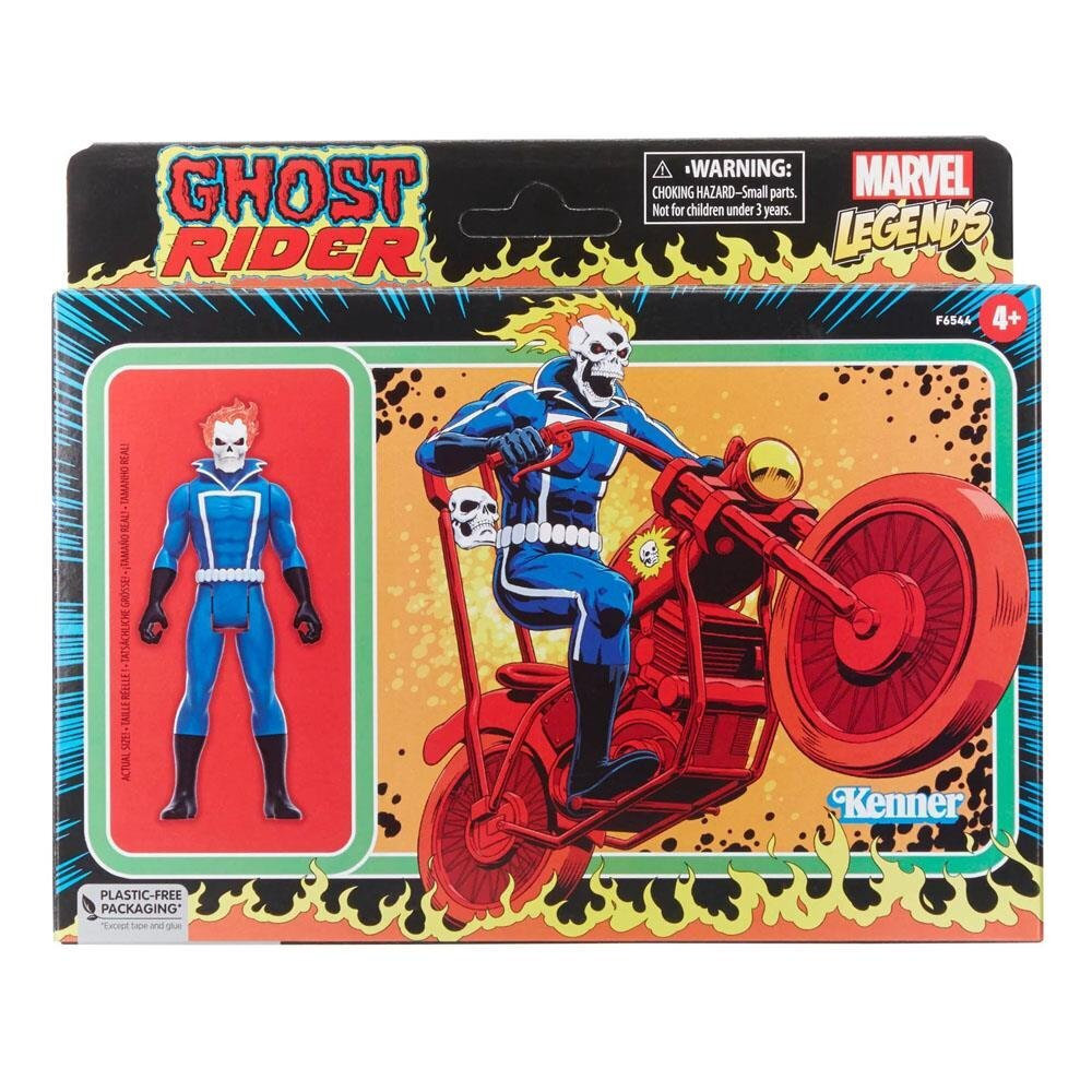 MARVEL - Ghost Rider - Figure Legend Series Retro 375 Collection 10cm ...