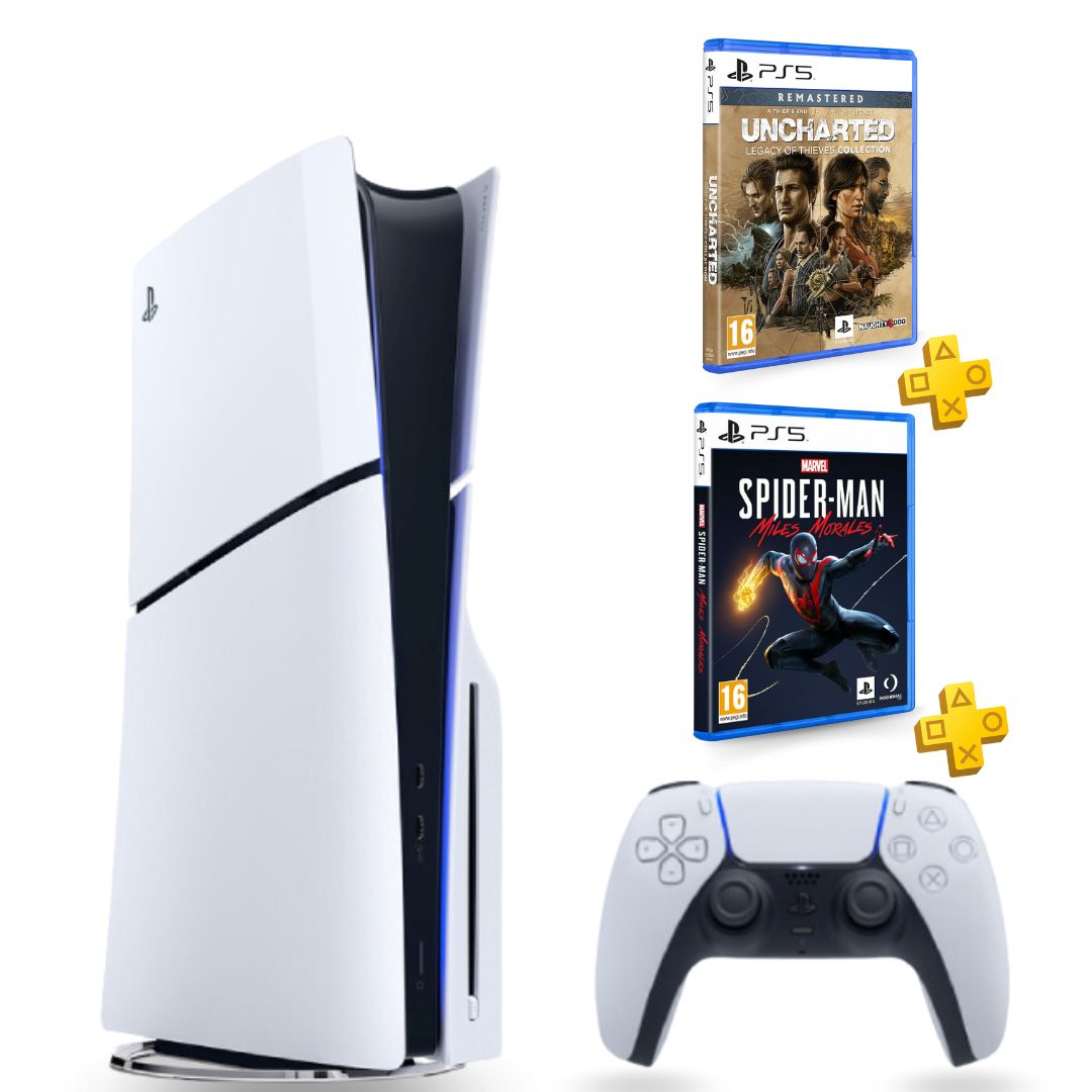 Sony PlayStation 5 D Chassis + Spider-Man Miles Morales + PS5 Uncharted ...