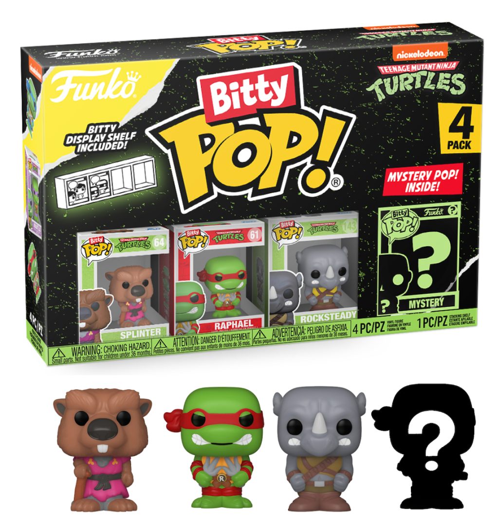Funko Bitty Pop! 4-Pack: Teenage Mutant Ninja Turtles - Splinter ...