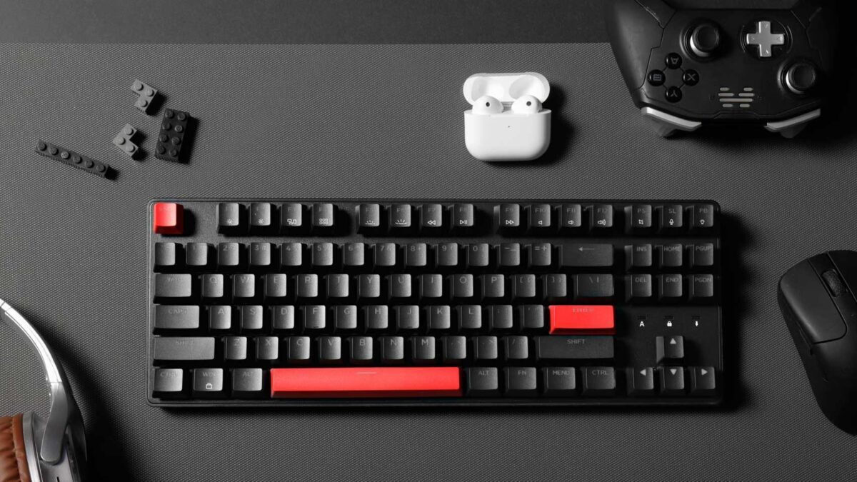 Lemokey X1 QMK/VIA (X1-A1) Wired Mechanical Keyboard-Red Switch US ...