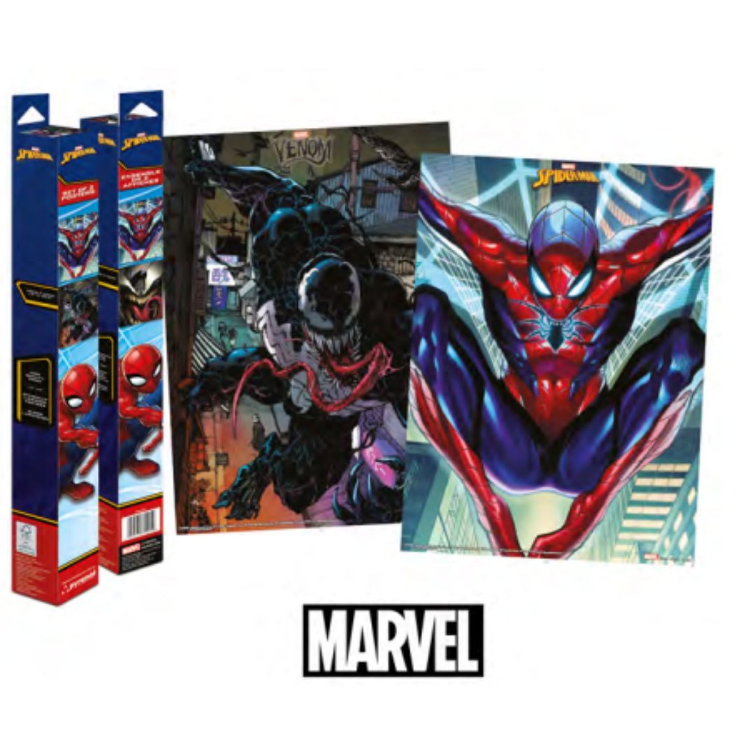 Pyramid MARVEL - Spider-Man & Venom - 2 Posters 52 x 38cm Set ...