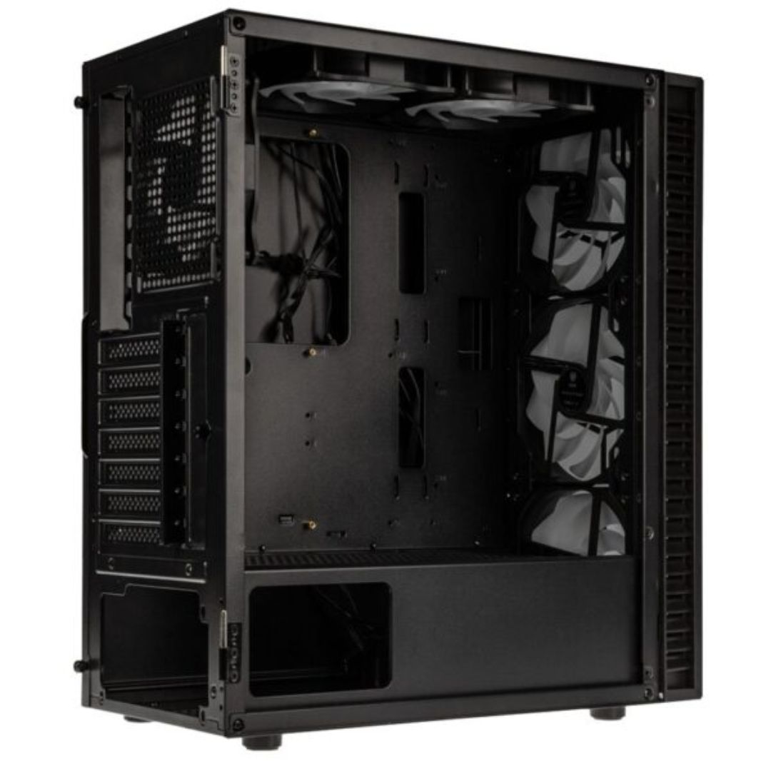 Kolink Observatory HF Plus Glass ARGB PWM Midi Tower Case – Black (with ...