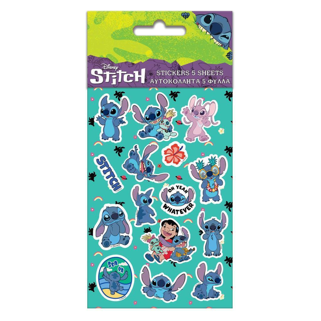 STITCH Αυτοκολλητα MoodStickers 5 φυλλα - AstronGameClub