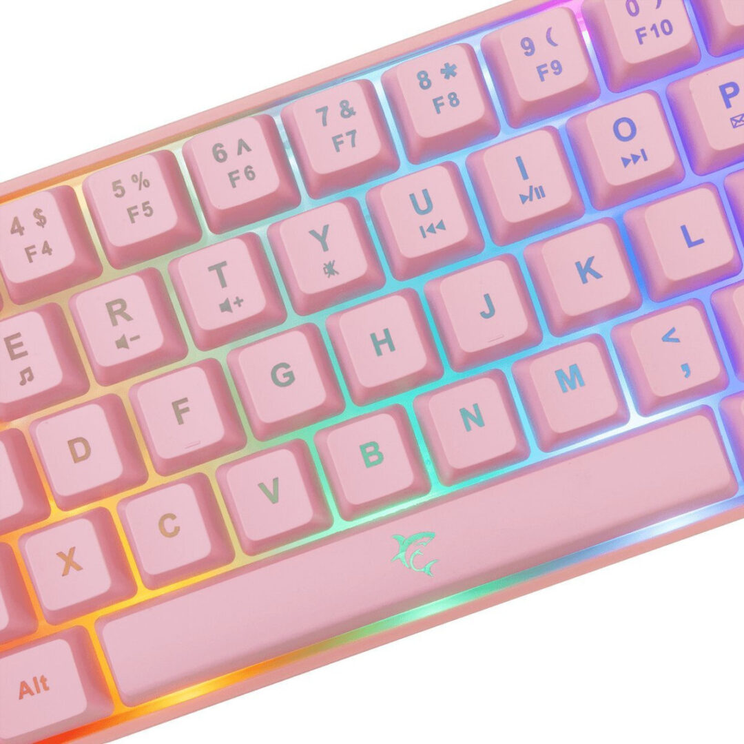 WHITE Shark RGB Gaming Membrane Keyboard RONIN PINK (GK-2201P ...