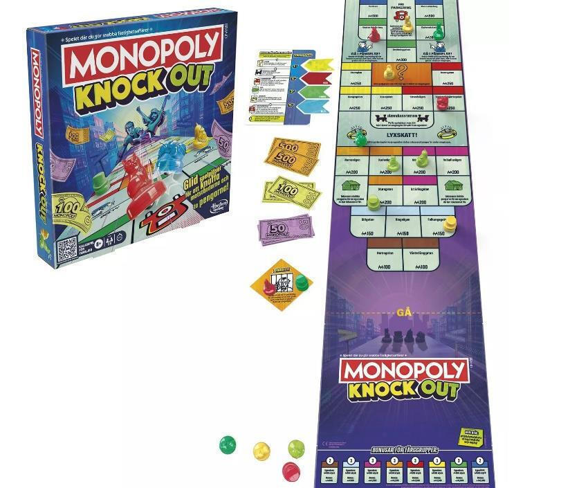 Hasbro: Monopoly - Knockout (Greek Language) (F8995) - AstronGameClub