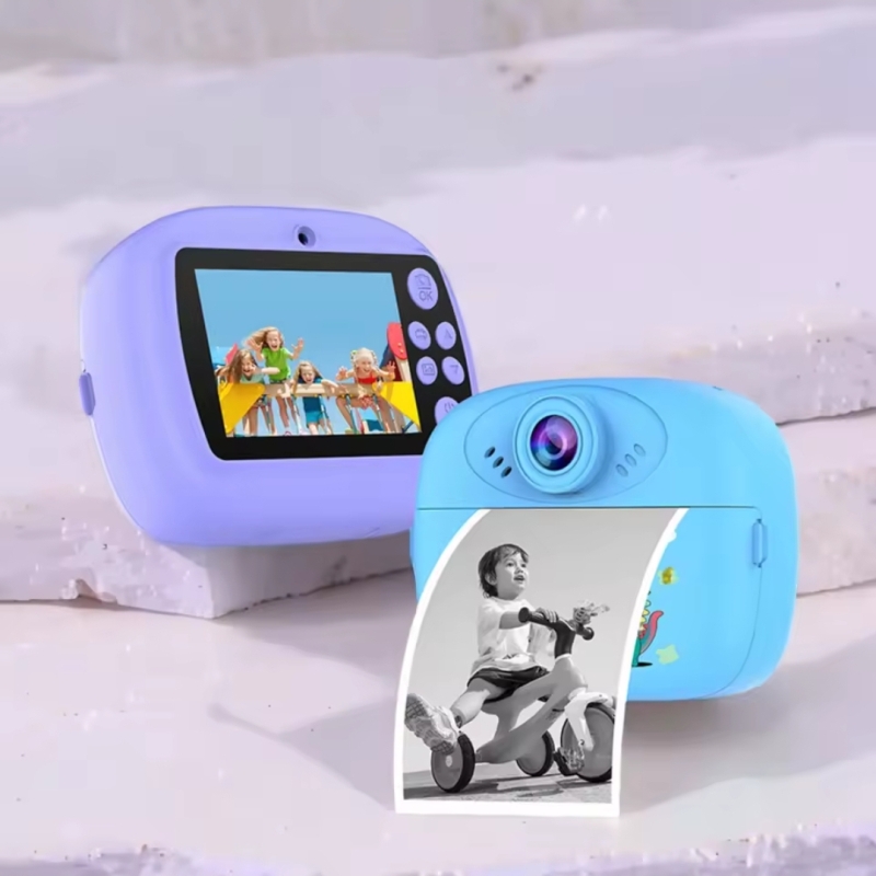 Παιδικη Φωτογραφικη Μηχανη 2.4 inch και Εκτυπωτης 2 σε 1 με 2 Καρουλια ...