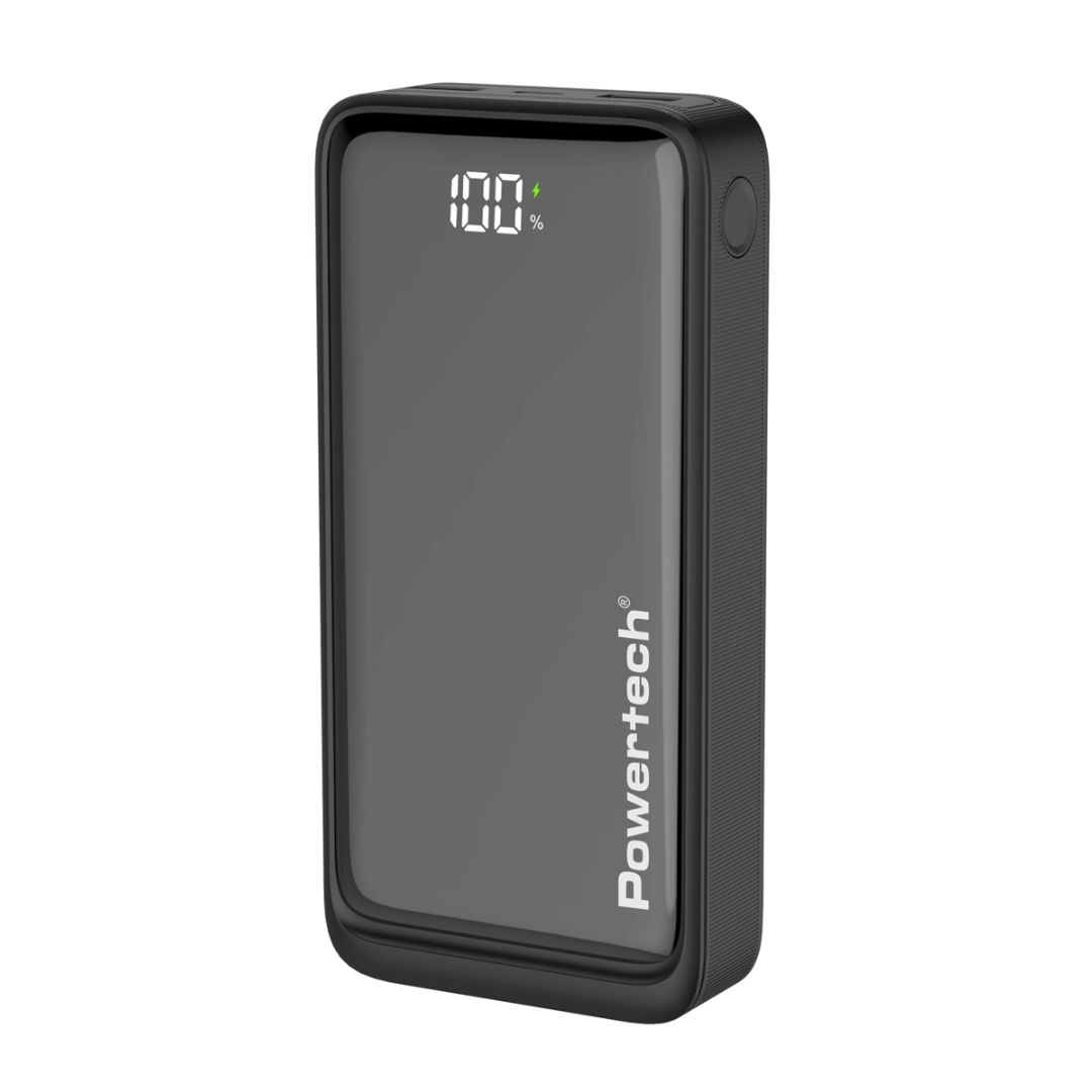 POWERTECH power bank PT-1327 με οθόνη, 20000mAh, 22.5W, μαύρο ...