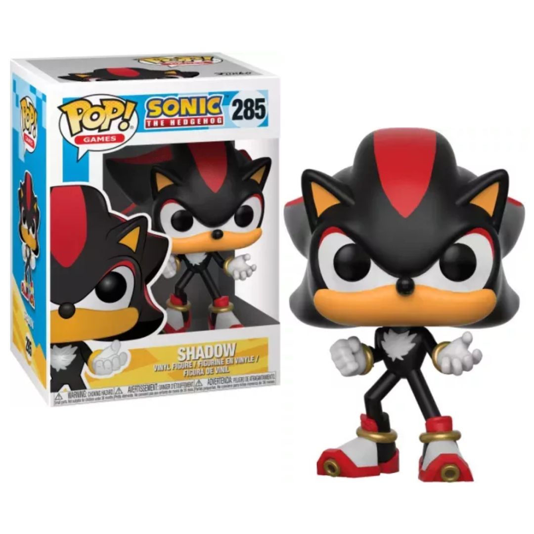 Funko Pop! Games: Sonic The Hedgehog: Shadow #285 Figure - AstronGameClub